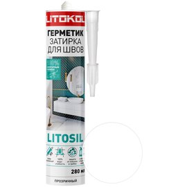 Затирка-герметик LITOSIL прозрачный 280мл 445894 купить с доставкой в ...