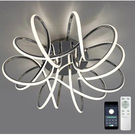 Люстра светодиодная управляемая LIANA MUSE 105W R-APP-560x235-CHROME ...