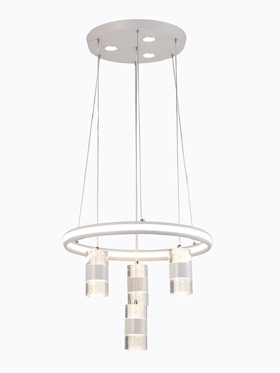 Люстра светодиодная HIPER H801-4 3х3W+2x25W+4x5W WHITE купить с доставкой в МЕГАСТРОЙ Наб.Челны