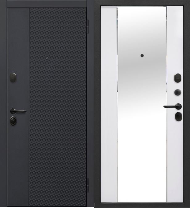 Дверь входная Флорида зеркало фацет 860х2050мм правая 434267 купить с ...
