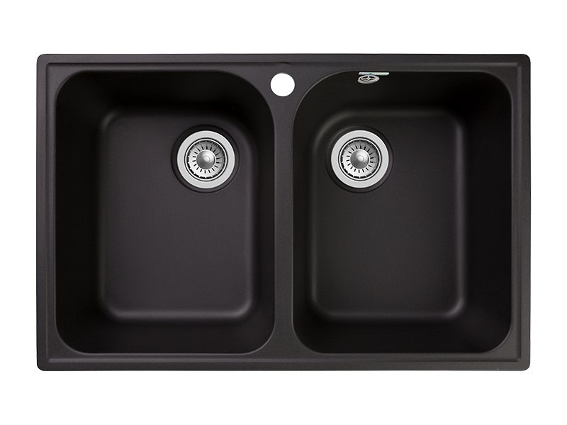 Мойка для кухни врезная Granfest QUARZ GF-Z15 74х48см глубина чаши 18см ...
