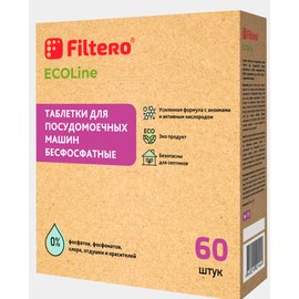Таблетки д/ПММ бесфосфатные Filtero Ecoline 60шт 463134 купить с ...