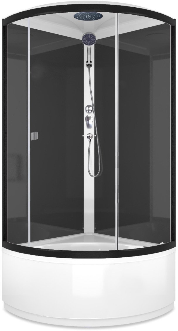 Кабина душевая AM.PM X-Joy Deep W88C-301A-090GG 90х90 стекло графит ...