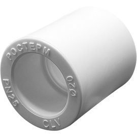 Муфта полипропиленовая соединительная под пайку PN25 d20мм 396744 ...