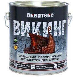 Антисептик гибридный для дерева Акватекс Викинг калужница (2,5л) 435244 ...