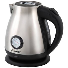 Чайник электрический Hottek HT-960-020 2200Вт 1,7л нерж.сталь, серебристый, с термометром 443403 ...