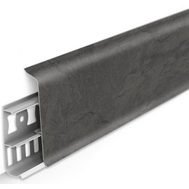 Плинтус напольный ПВХ Деконика 70х2200мм Лофт серый 548 449233 купить с ...