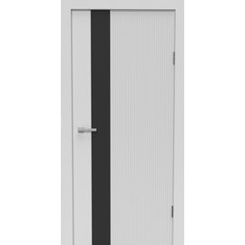 Дверь ДО-08 ПВХ велютто ферро черное стекло 800х2000мм 444136 купить с ...