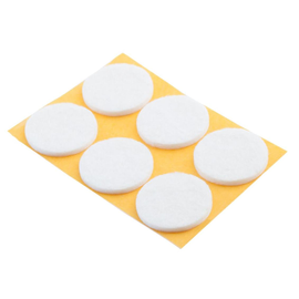 Набор накладок защитных D30мм фетр самоклеящийся белый 6шт 277147 ...